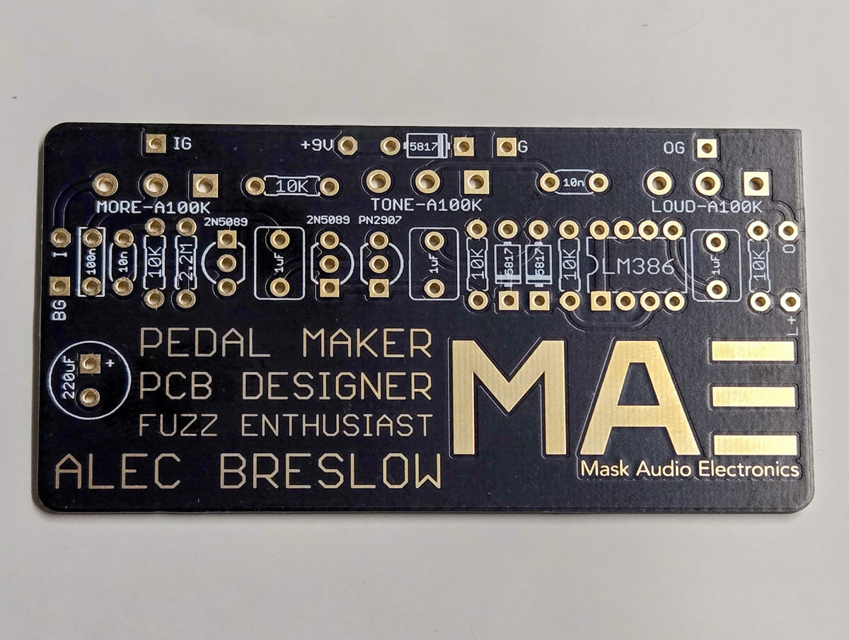 MAE Business Card PCB – Mask Audio Electronics
